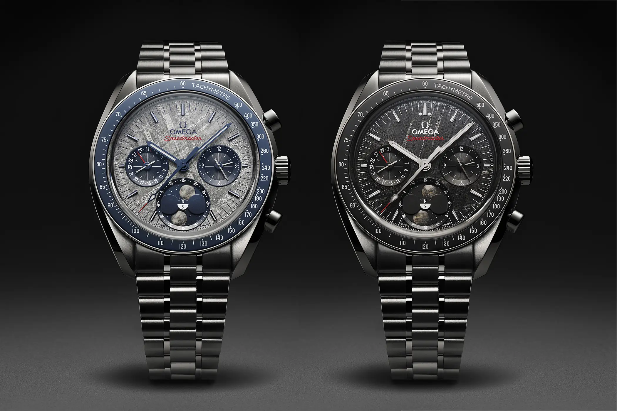 Omega Speedmaster Moonphase Meteorite, un tributo allo spazio - WatchManiac